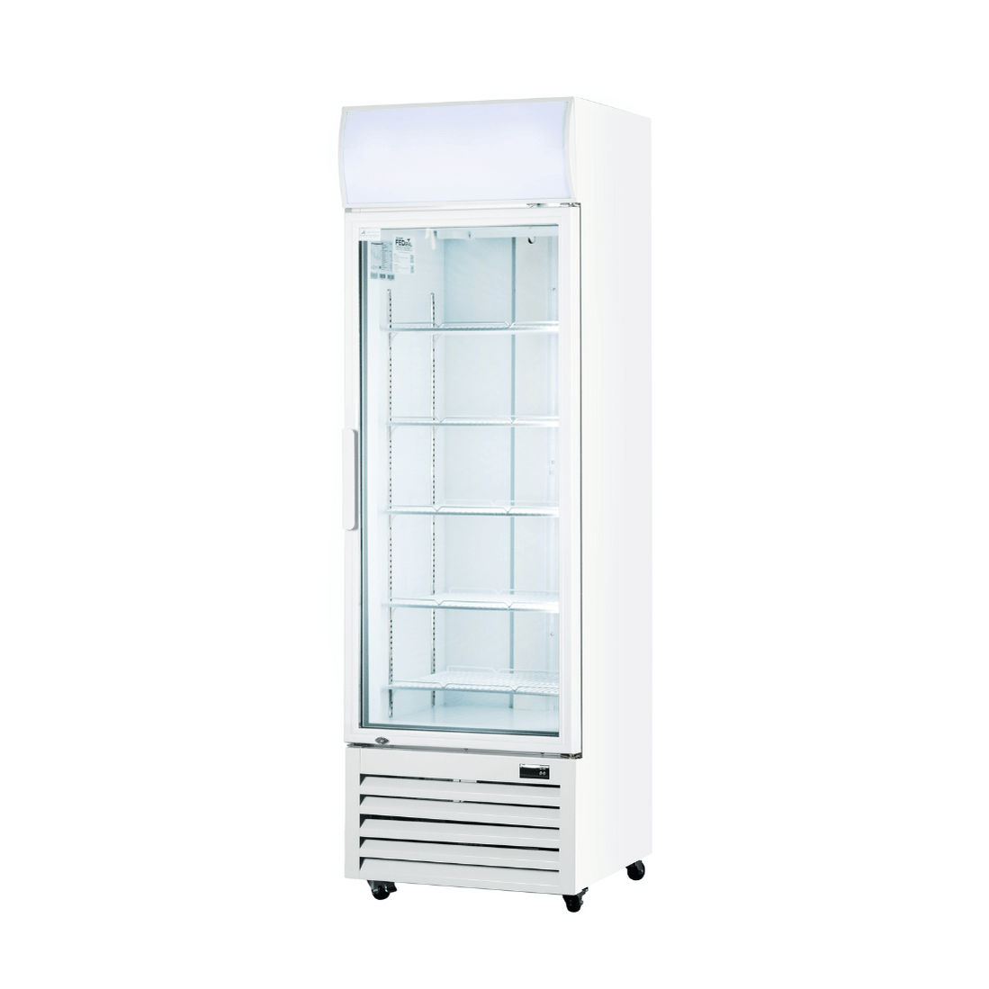 FED Thermaster LG-370P - Single Glass Door Upright Fridge